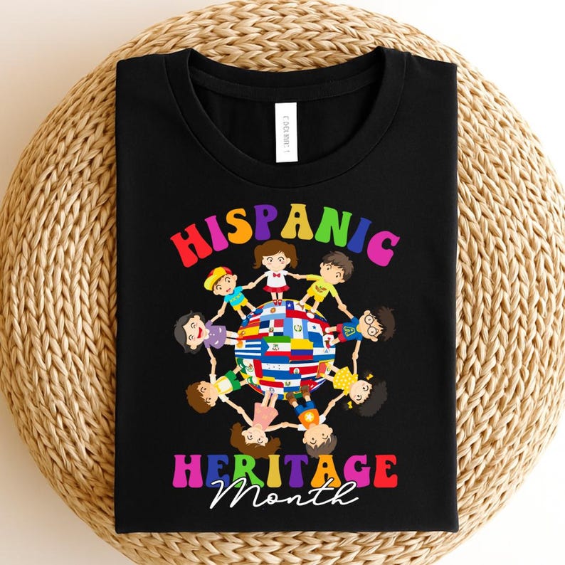 Hispanic Heritage Month Flag Roots SVG PNG Bundle: Latino Pride Design ...