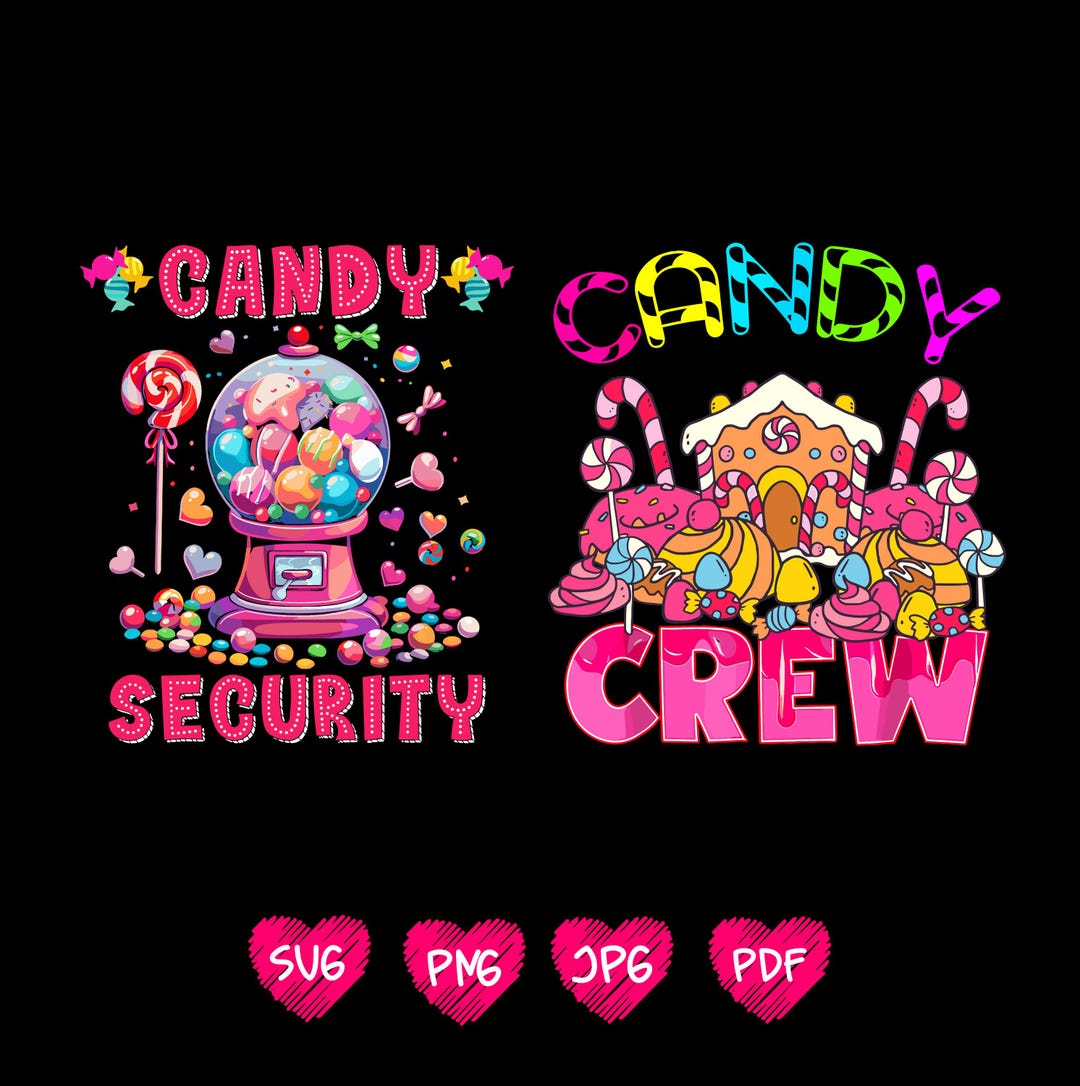 Candy Land Candy Crew Decorations Sweetie Candy Squad Christmas Cool ...