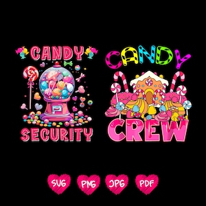 Candy Land Candy Crew Decorations Sweetie Candy Squad Christmas Cool ...