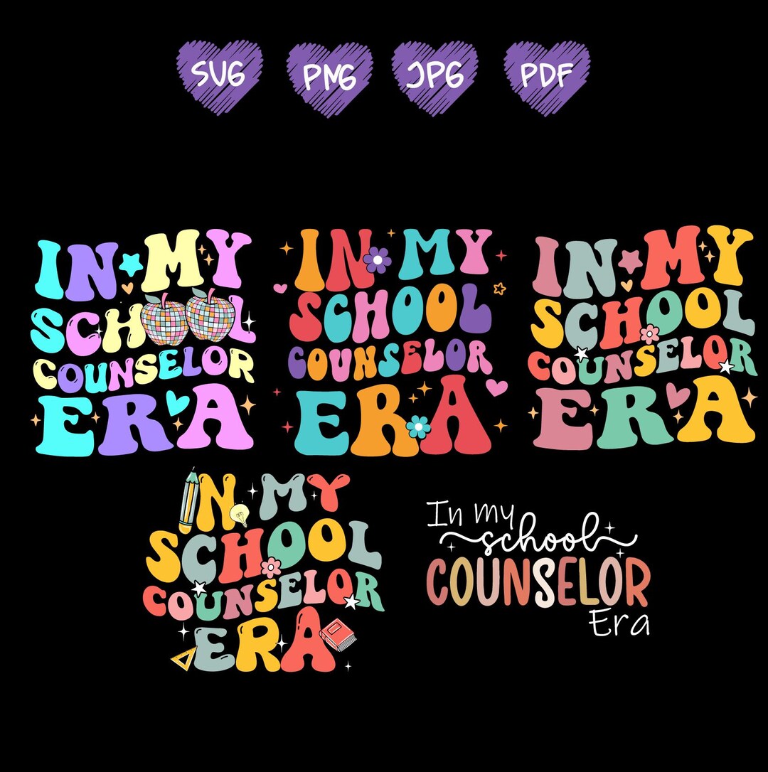 In My School Counselor Era Bundle Png SVG, School Counselor Era Svg ...