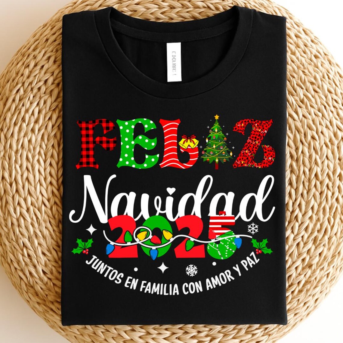 Feliz Navidad 2025 PNG SVG Bundle: Spanish Christmas, Luces De Navidad ...