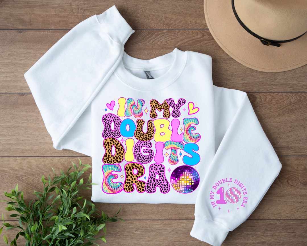 In My Double Digits Era SVG PNG, 10th Birthday Svg Png, Double Digits ...