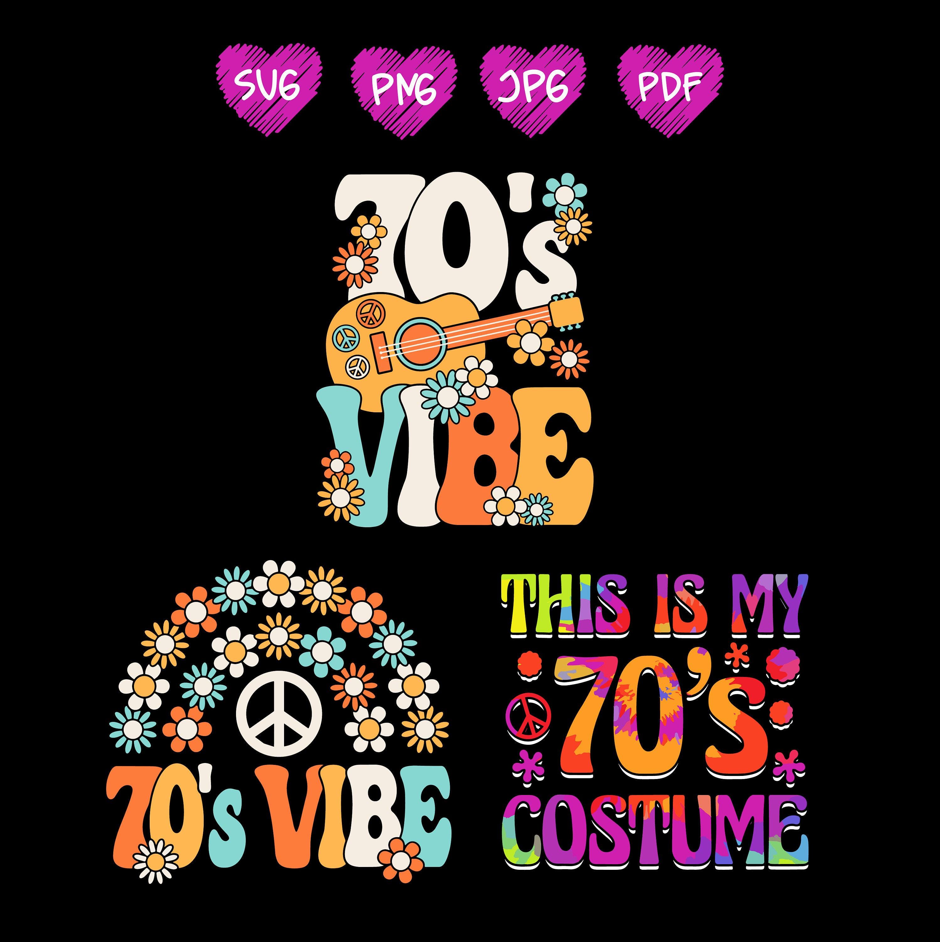 70s Vibes Png, Retro 80s Svg, Born in the 70s Png, 90's Party Svg ...