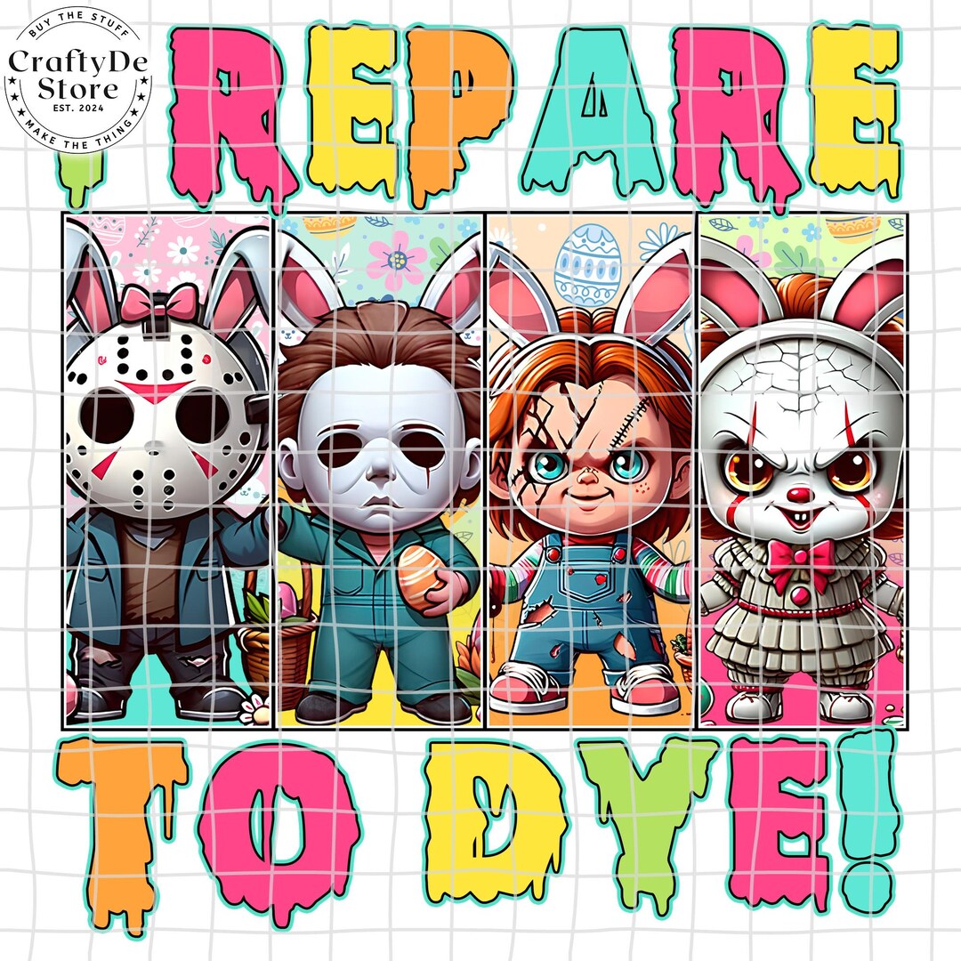 Easter Peep Png, Prepare to Dye Killer Easter Chibi Png, Horror Movie ...