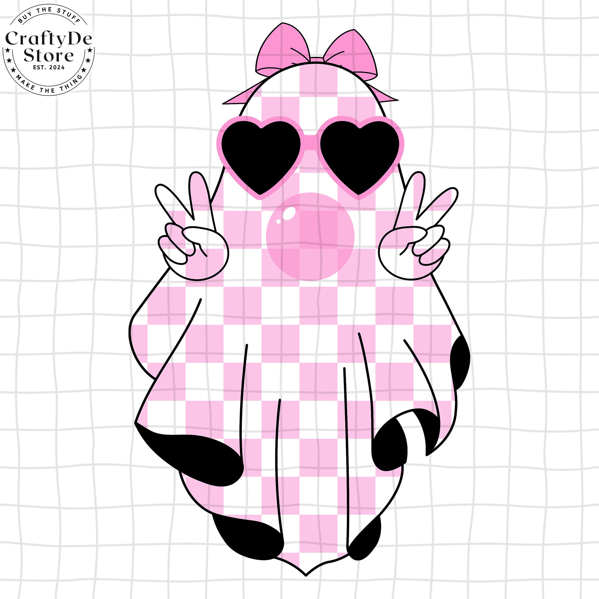 Cute Girly Ghost Blowing Bubble PNG, Cute Ghost Fall, Digital Retro ...