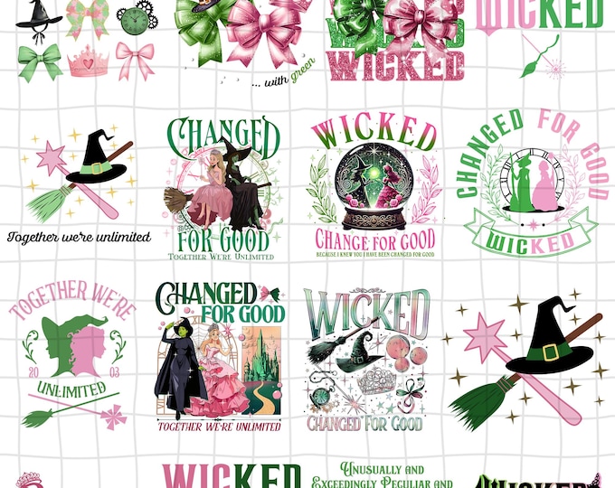Bundle Wicked Change for Good Svg Png, Defy Gravity Broomstick Magic ...