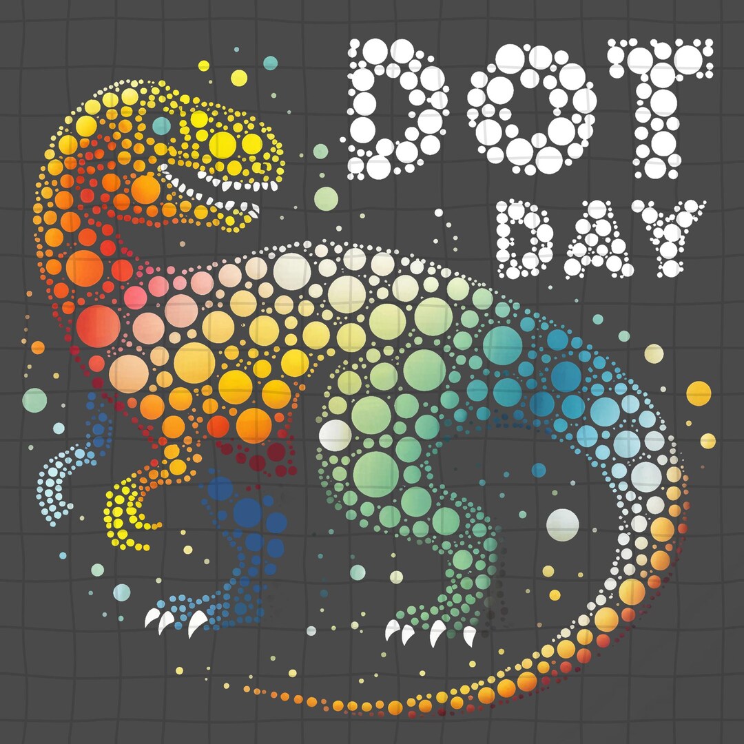 International Dot Day Png, Happy Dot Day Bundle, Pet Lover Png, Dot Day ...