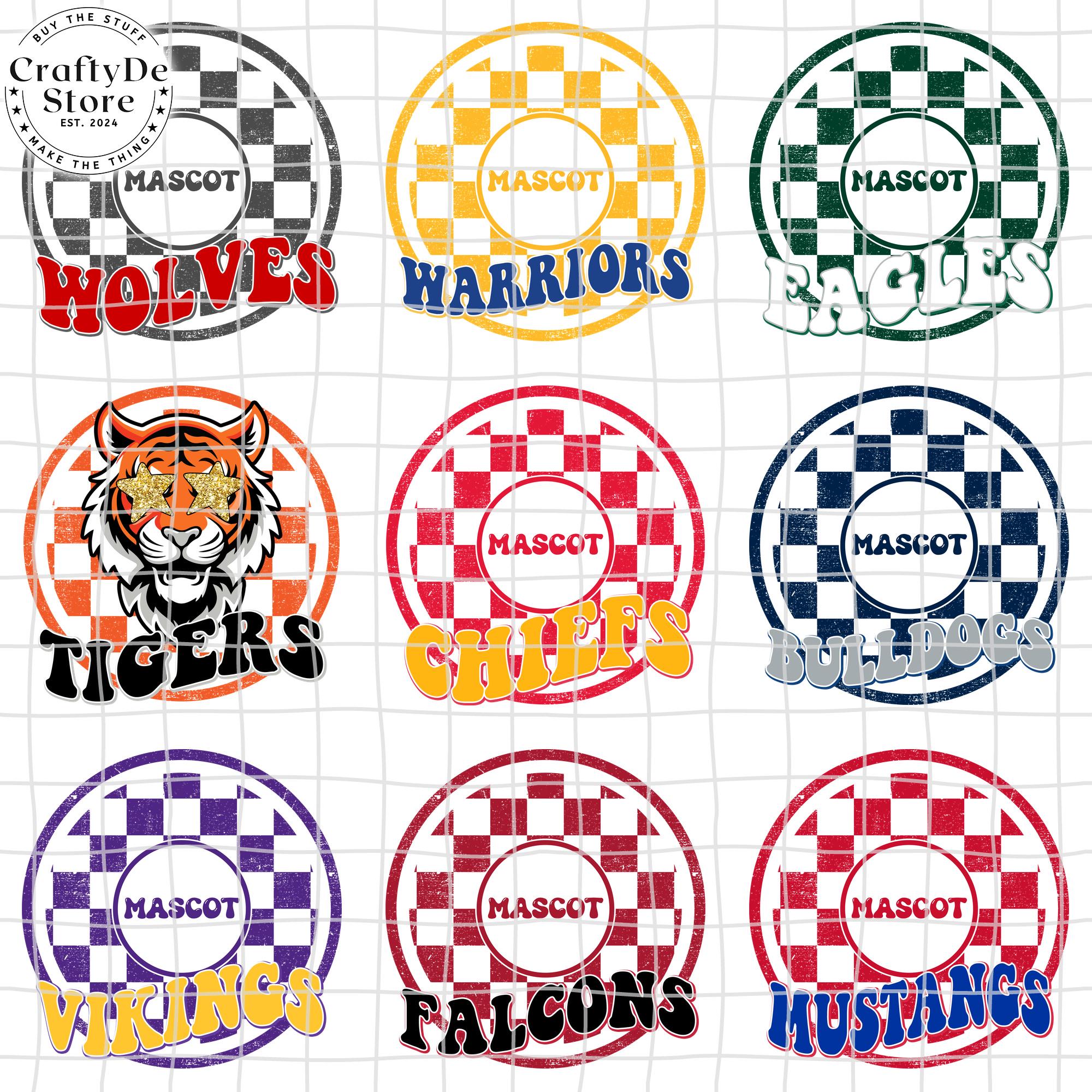 CUSTOM Mascot Digital File, Boho Floral Png, School Spirit, Favorite ...