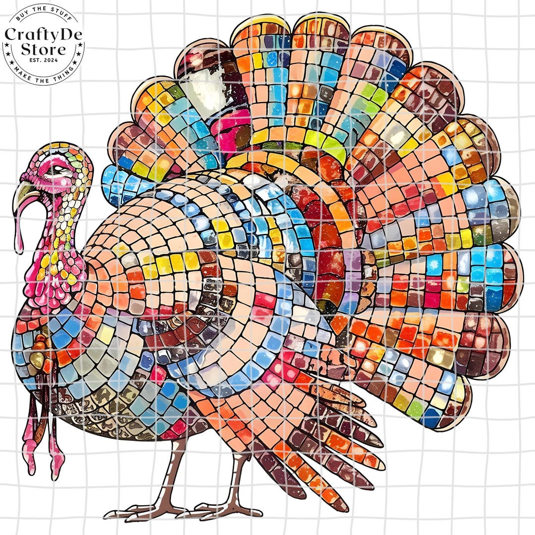 Vintage Colorful Disco Ball Turkey PNG, Funny Thanksgiving Vibes ...