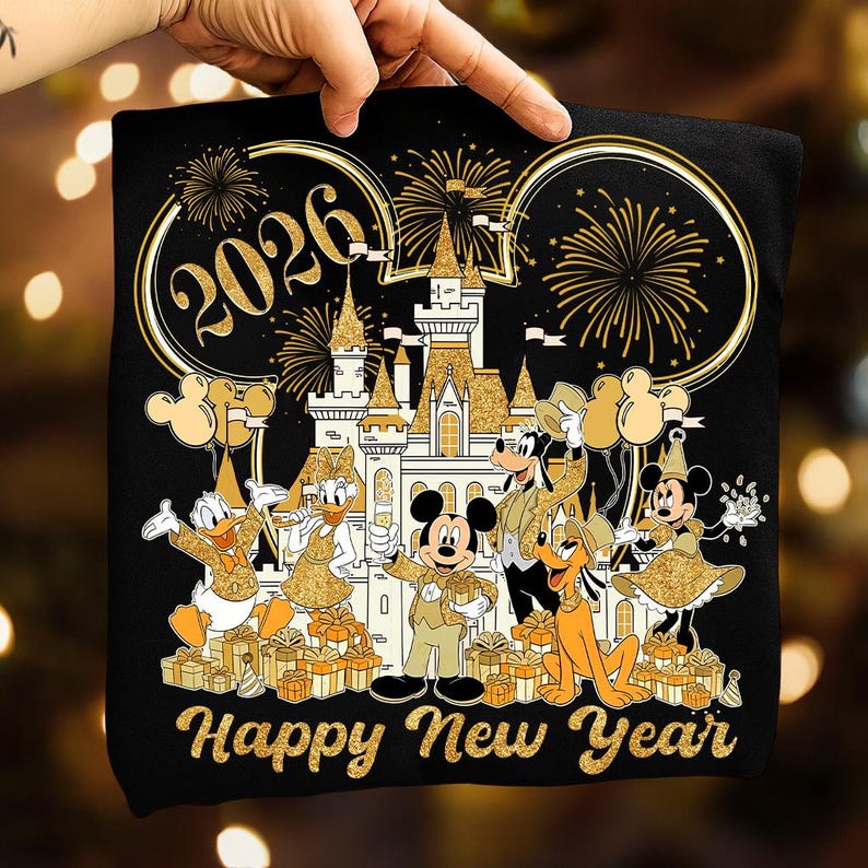 Mouse & Friends New Year Png, Happy New Year Png, Magic Kingdom ...