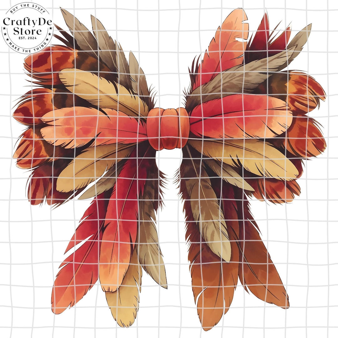 Retro Turkey Thanksgiving Bow PNG, Thanksgiving Coquette Bow Png ...