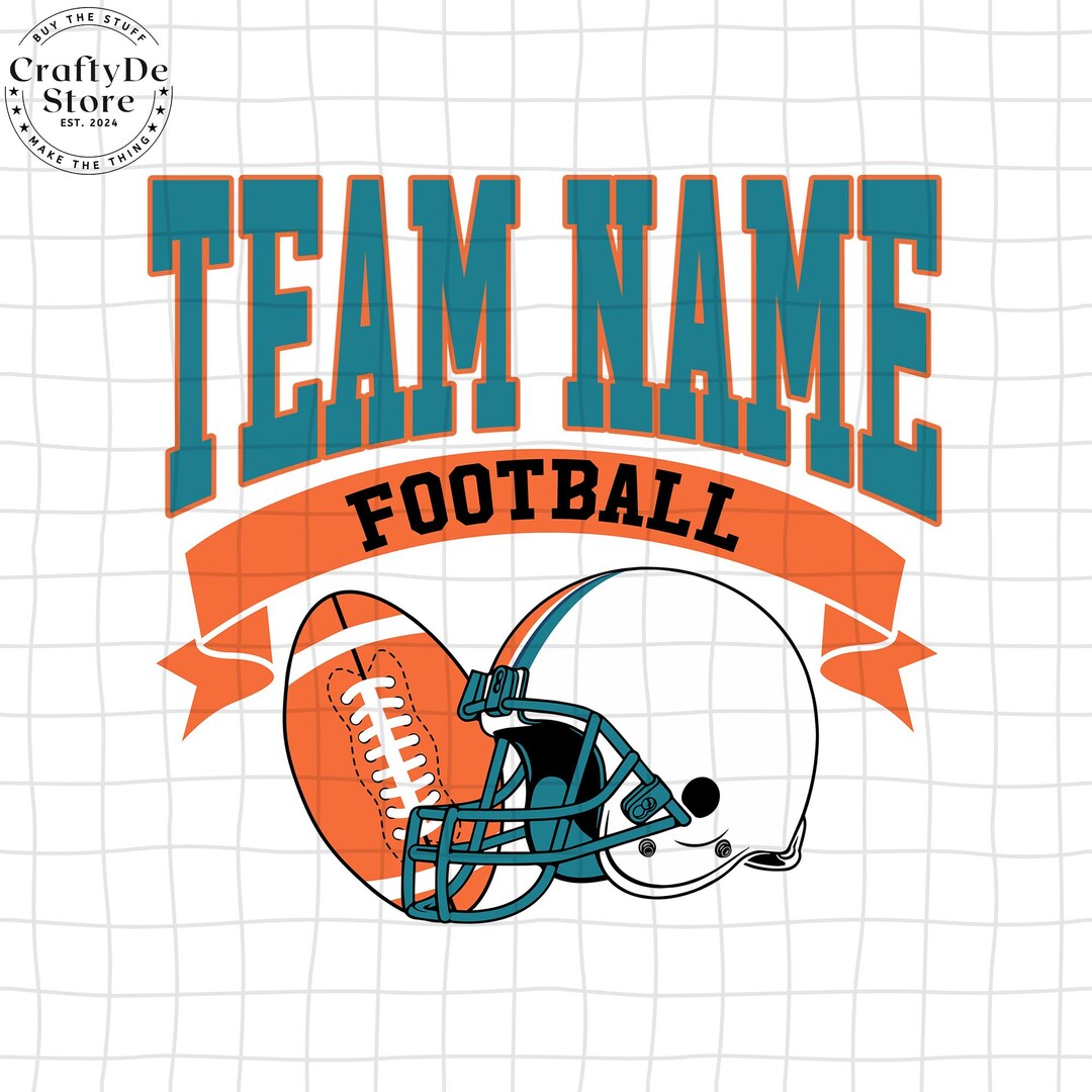Football SVG, DTF Transfers, Ready to Press, Heat Transfer, Direct to ...