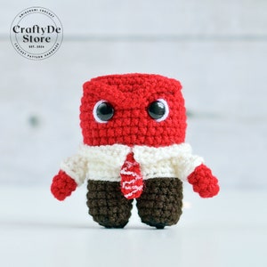 Anger Crochet Pattern Crochet Cartoon Pattern Pdf Pattern Anger From ...