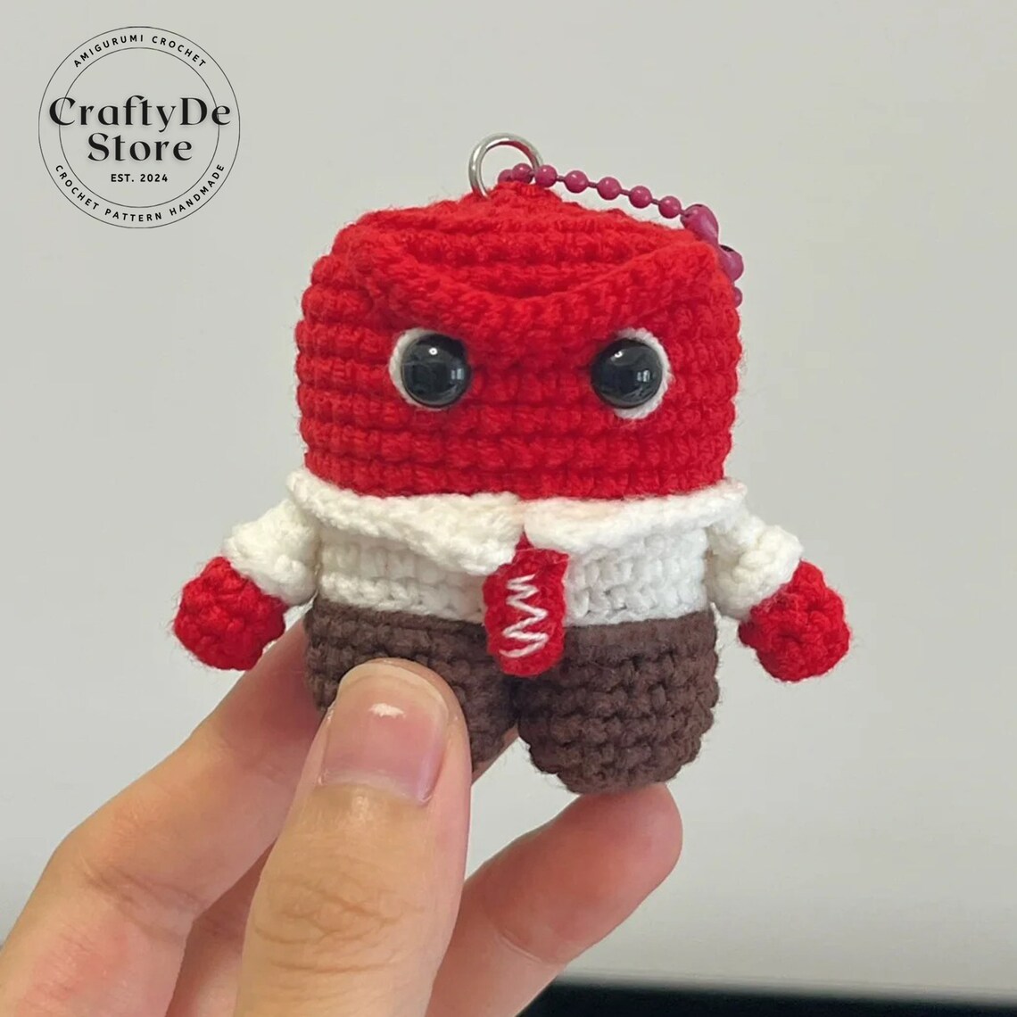 Anger Crochet Pattern Crochet Cartoon Pattern Pdf Pattern Anger From ...