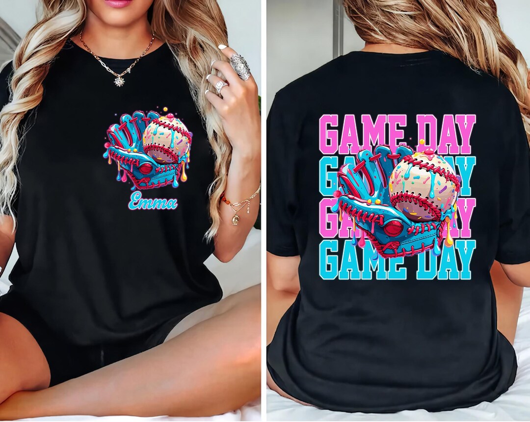 Custom Name Baseball Game Day Drip PNG, Respect the Drip Baseball ...