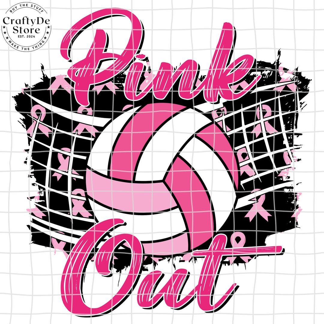 Breast Cancer Volleyball Pink Out Png, Breast Cancer, Pink Out ...