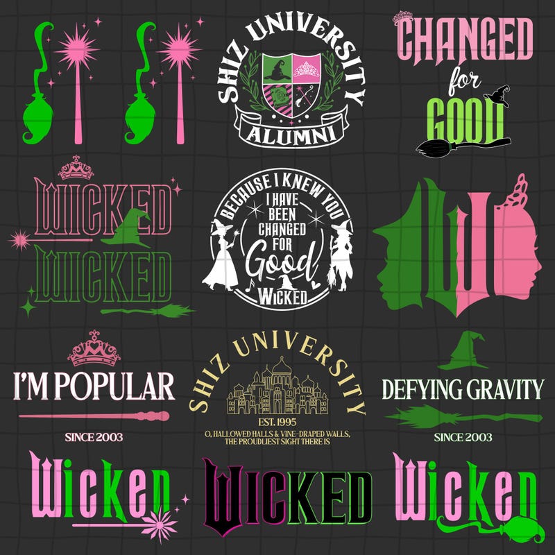 Wicked Svg - Etsy