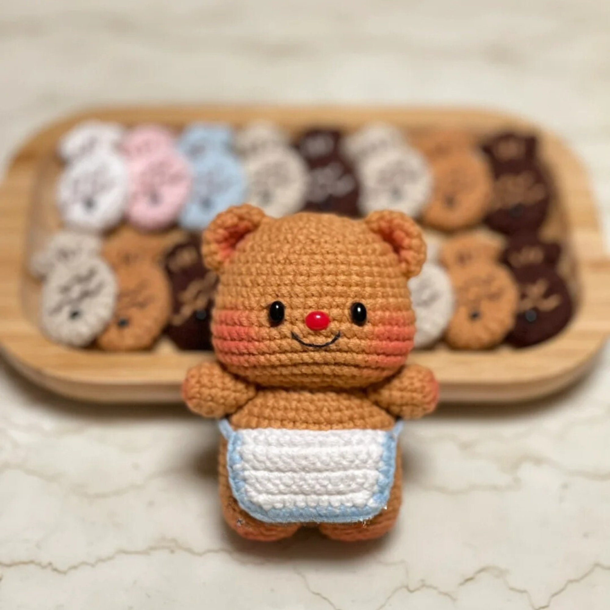 Crochet Avocado Bear, Mini Avocado Bear, Adorable Avocado Bear, PDF ...