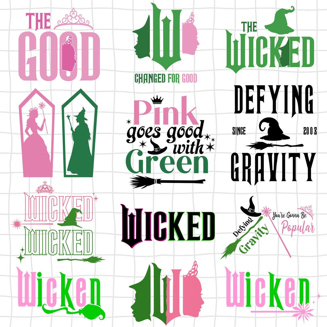 Wicked Movie Svg Png Bundle, I Have Been Wicked Change for Good Svg, Wicked Vintage Emblem Svg ...