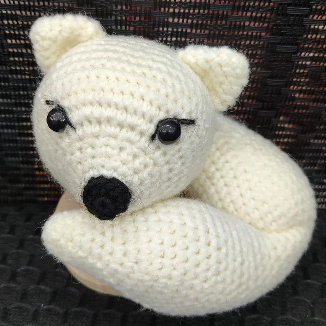 White Mini Fox Pattern, Fox Amigurumi, Handmade Crochet, Cat Pattern ...