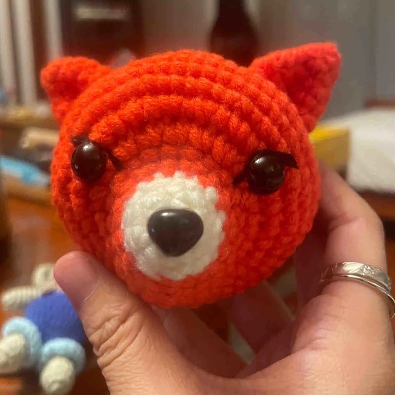White Mini Fox Pattern, Fox Amigurumi, Handmade Crochet, Cat Pattern ...