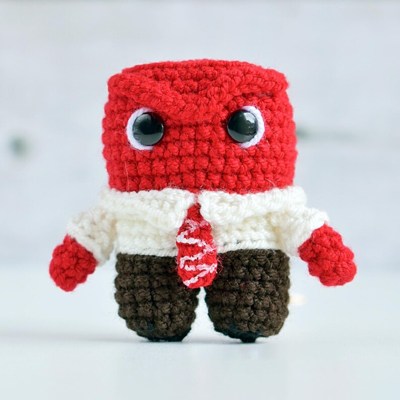 Inside Out Crochet, Anger Crochet Pattern, Inside Out Pattern, Handmade ...