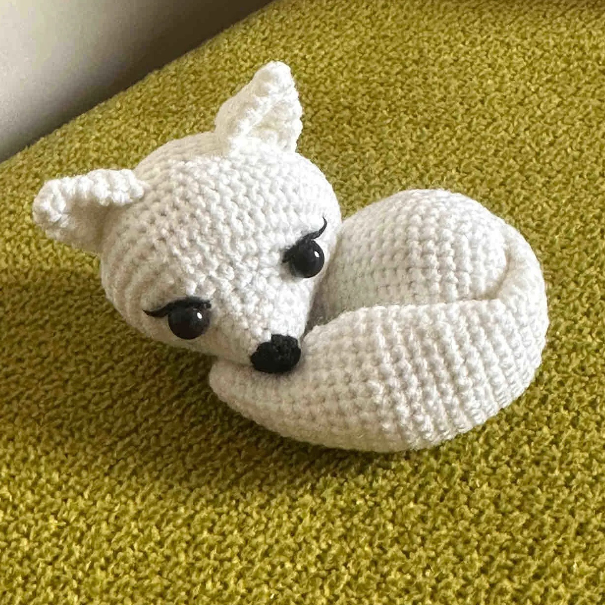 White Mini Fox Pattern, Fox Amigurumi, Handmade Crochet, Cat Pattern ...