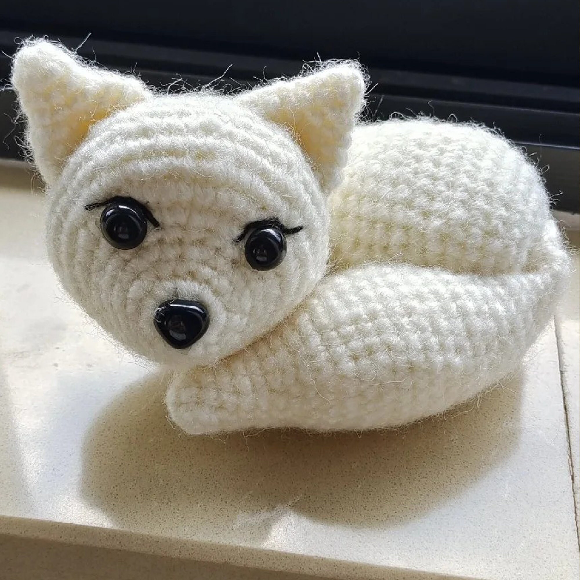 White Mini Fox Pattern, Fox Amigurumi, Handmade Crochet, Cat Pattern ...