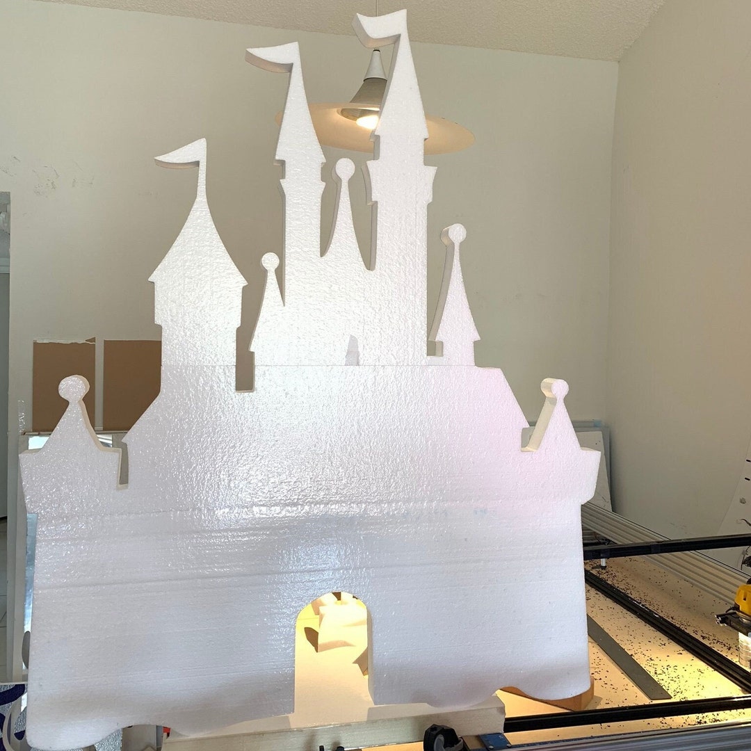 Cinderella Castle Foam Prop: 2" Thick Floating Party Decor - Etsy