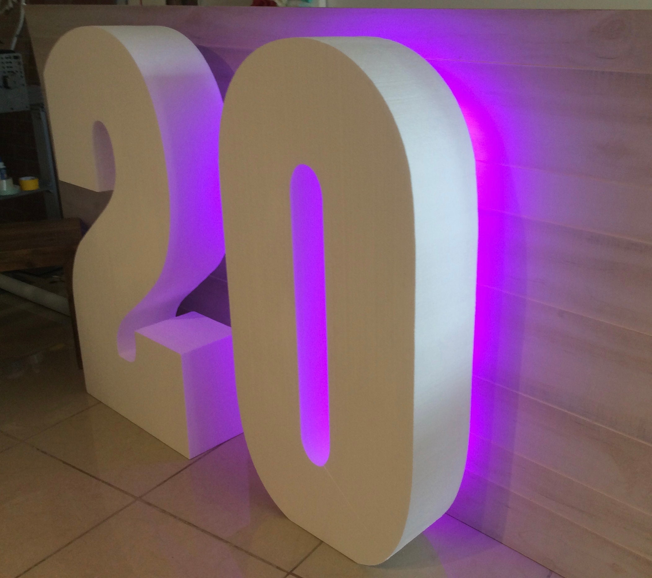 30" Tall Large Table Base Foam Letters and Numbers | Party Decor | Home ...