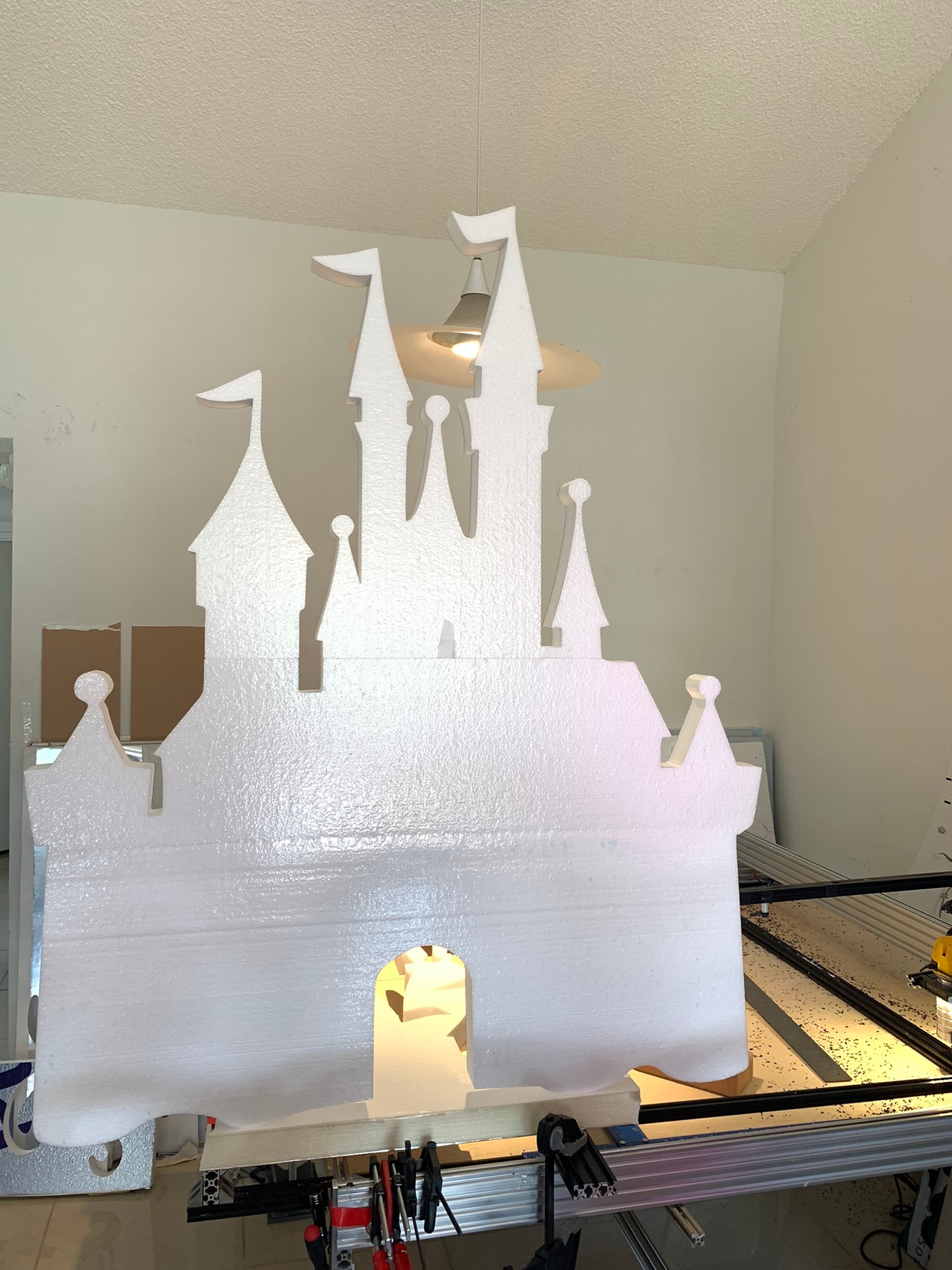 Cinderella Castle Foam Prop: 2" Thick Floating Party Decor - Etsy