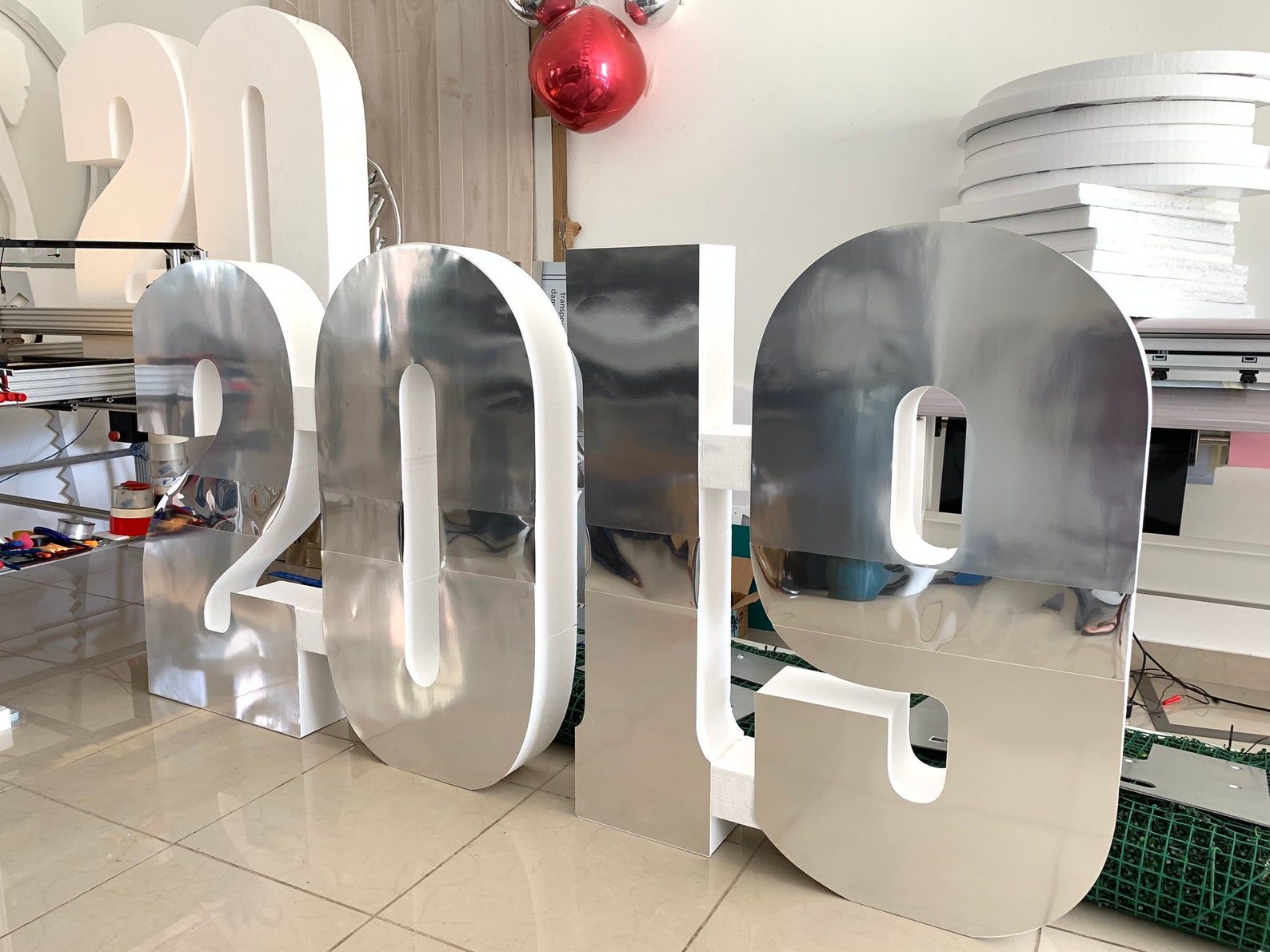 30" Tall Large Table Base Foam Letters and Numbers | Party Decor | Home ...