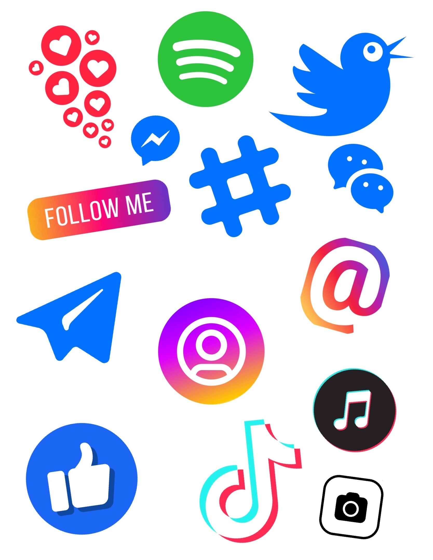 Goodnotes Pre-cropped Social Emoji Stickers - Etsy