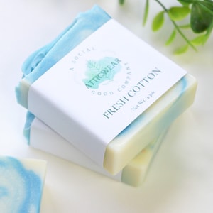 Fresh Cotton Soap Bar Cold Process Soap Fresh Cotton Artisan | Etsy