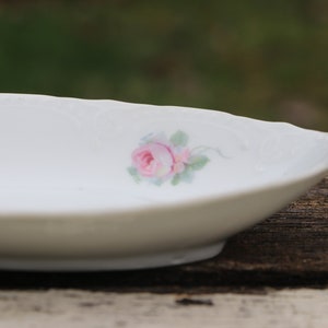 Vintage Floral Butter Bowl, ZPF Germany Floral Scalloped Embossed ...