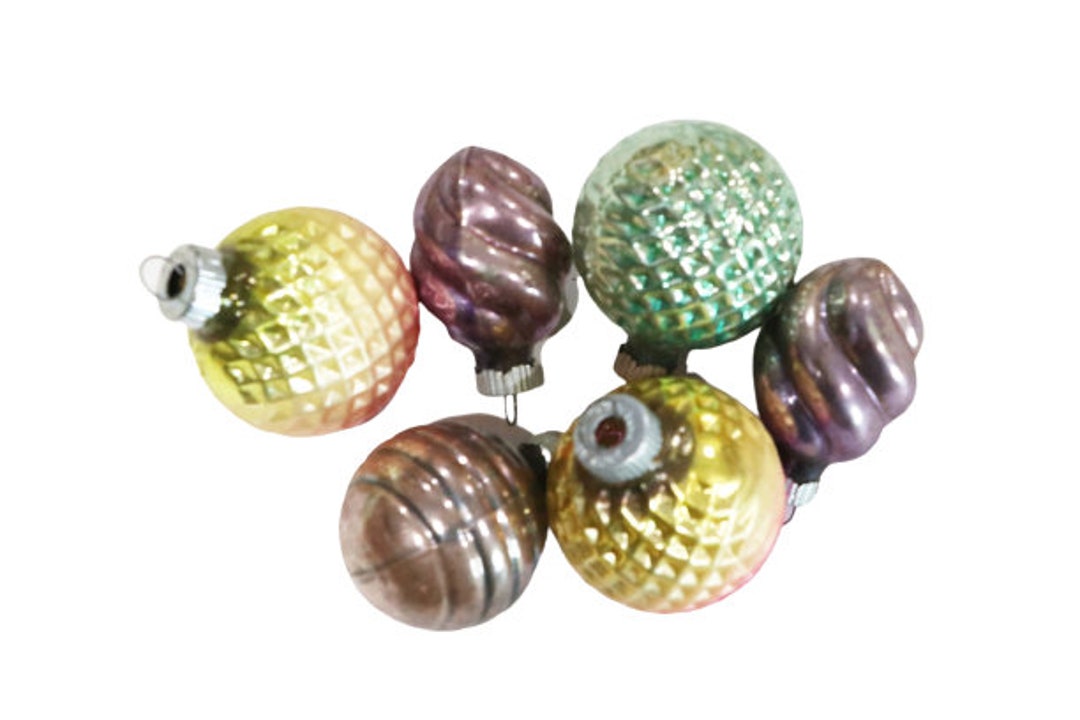 American Made Paragon Glass Ornaments, Vintage Christmas Ornaments, Set ...
