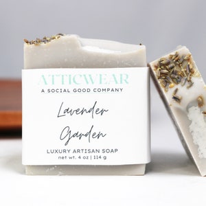 Lavender Handmade Soap Bar, Handmade Artisan Soap, Lavender Bud Soap ...