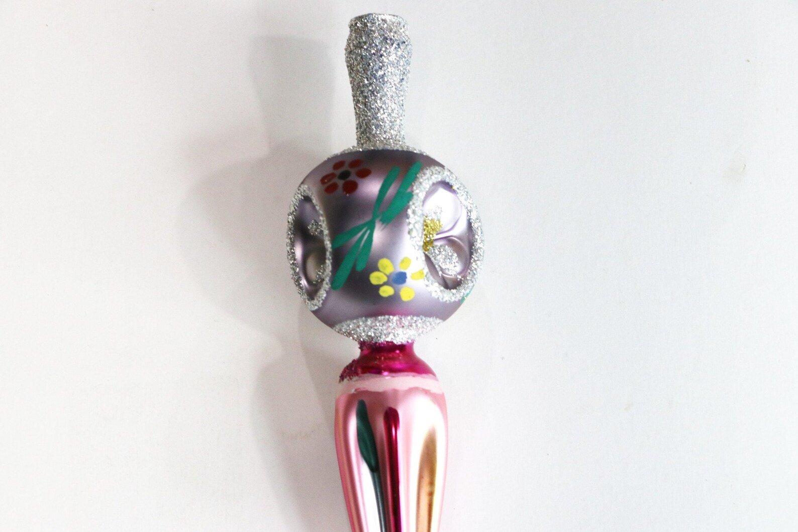 Rare Purple Vintage Mercury Glass Tree Topper Triple Indent - Etsy