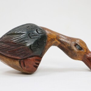 Vintage Hand Sculpted Duckling Figurine, Hand Painted Duck Figurine ...