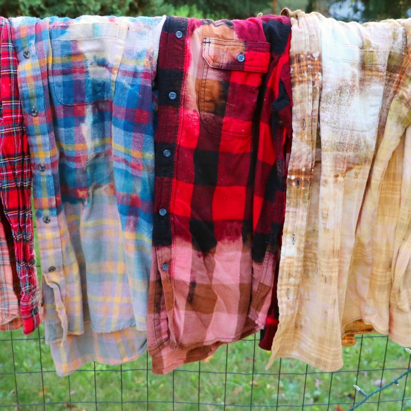 Grunge Flannel - Etsy