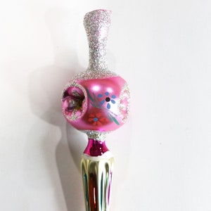 Christmas Classics Vintage Mercury Glass Tree Topper, Triple Indent ...