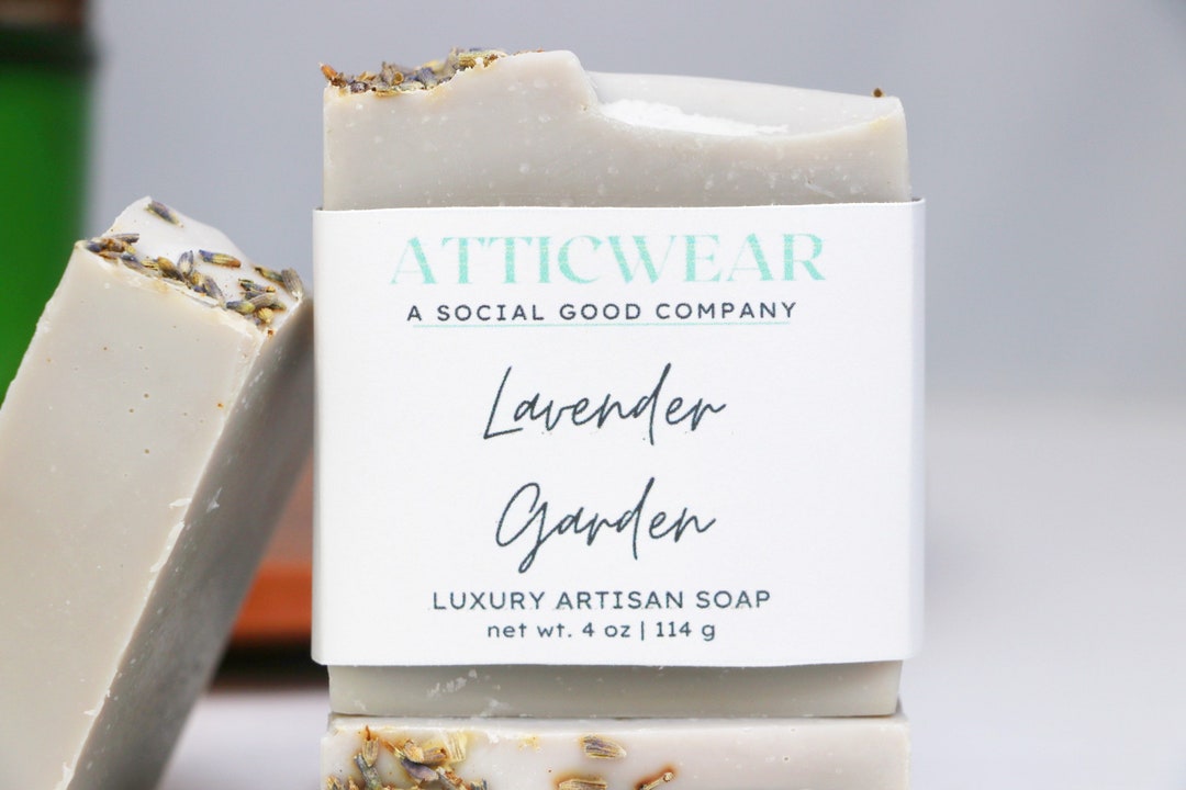 Lavender Handmade Soap Bar, Handmade Artisan Soap, Lavender Bud Soap ...