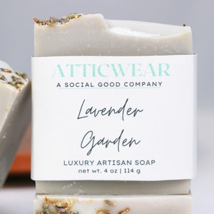Lavender Handmade Soap Bar, Handmade Artisan Soap, Lavender Bud Soap ...