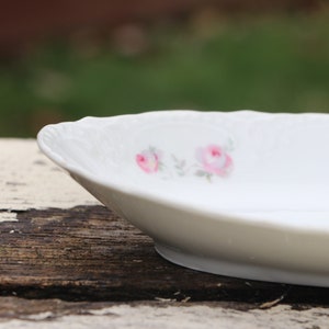 Vintage Floral Butter Bowl, ZPF Germany Floral Scalloped Embossed ...