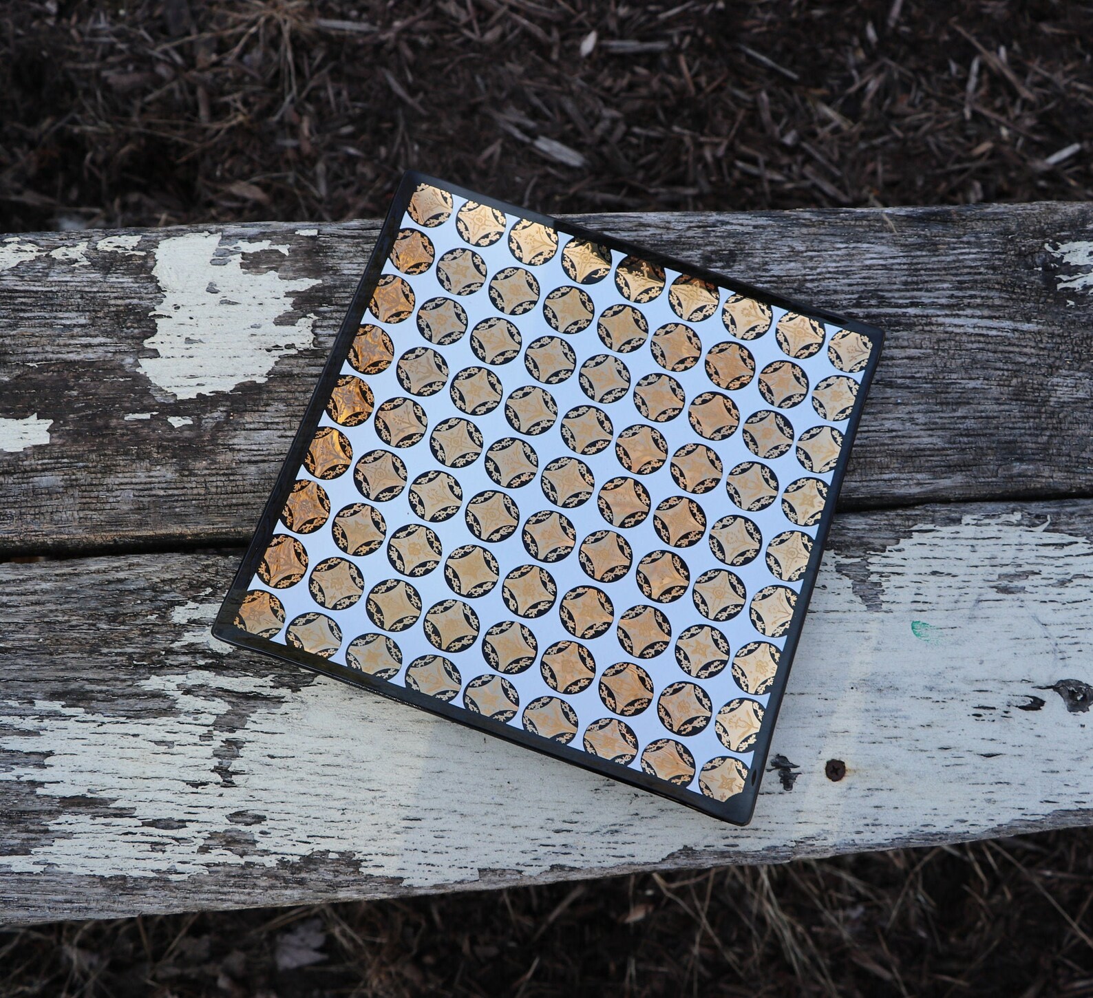 Vintage Georges Briard Glass Plate Coin Milk Glass Retro - Etsy