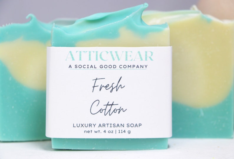 Fresh Cotton Soap Bar Cold Process Soap Fresh Cotton Artisan - Etsy