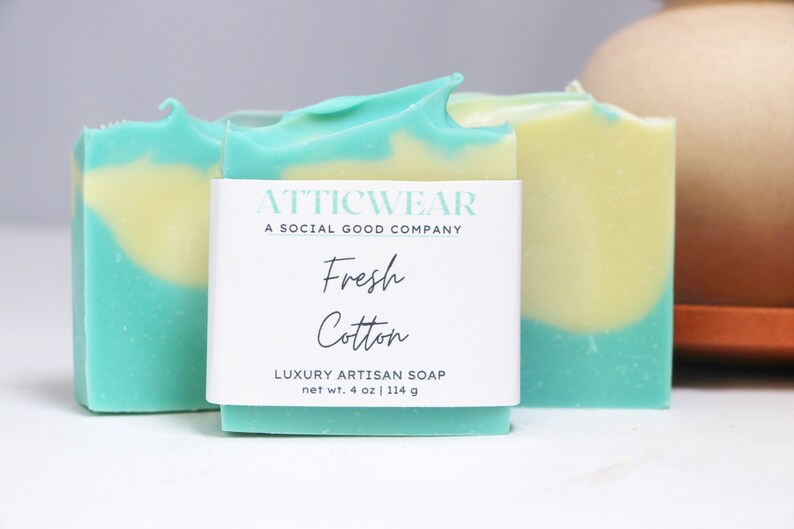 Fresh Cotton Soap Bar Cold Process Soap Fresh Cotton Artisan - Etsy