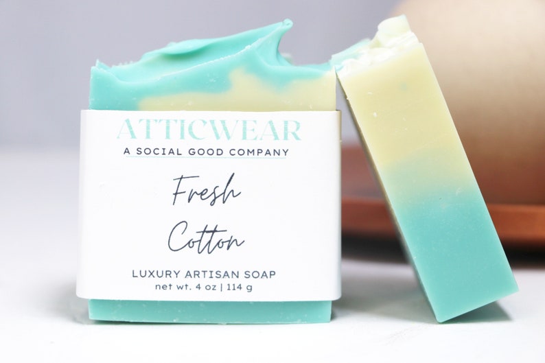 Fresh Cotton Soap Bar Cold Process Soap Fresh Cotton Artisan - Etsy