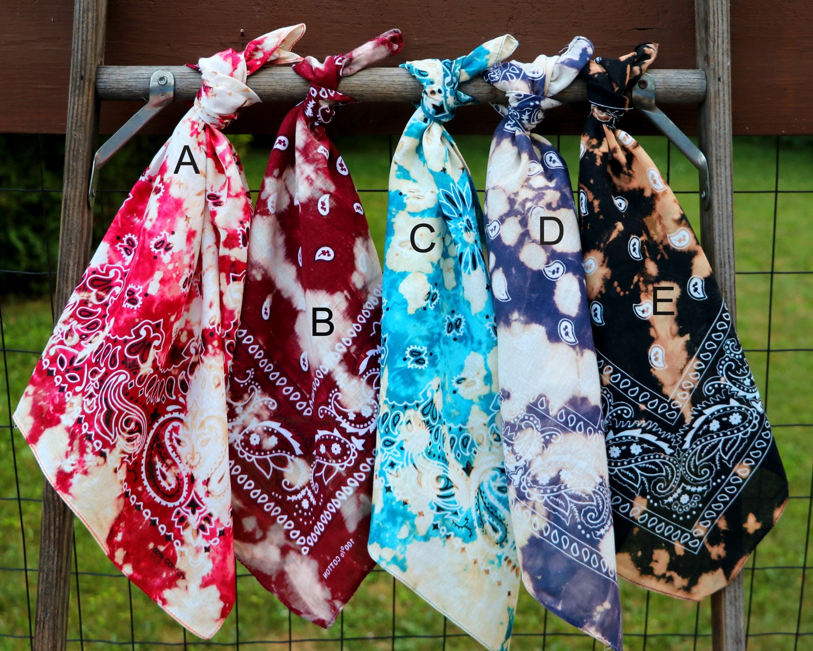 Tie Dye Bandanas Pet Blue Bandanas Bandana Masks for - Etsy