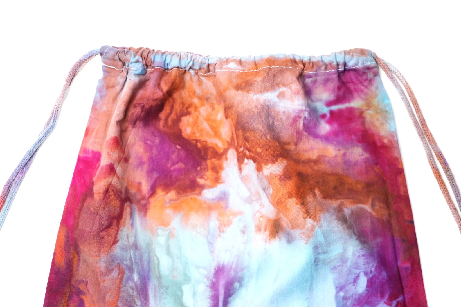 Ice Tie Dye Drawstring Bag Watercolor Tie Dye Bag Reusable - Etsy
